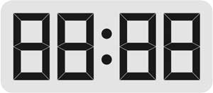 Digitaluhr lernen - digitale Uhrzeit lernen mit Mathefritz