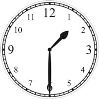 Uhrzeit halbe Stunden lernen - Uhrzeit in der Grundschule interaktiv